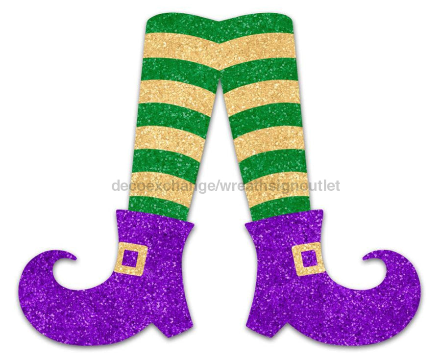 20"Wx16.5"H Glitter Eva Mardi Gras Legs Mardi Gras HG1149 — DecoExchange®