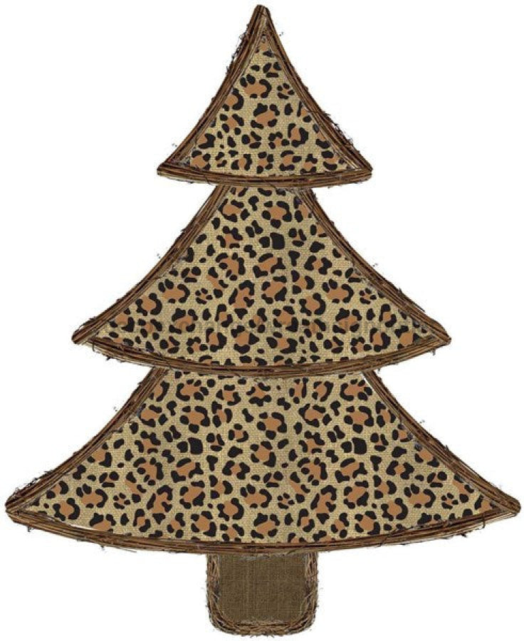 23"Hx19"L Vine Leopard Print Tree Tan/Brown/Black/Natural KG3045 ...