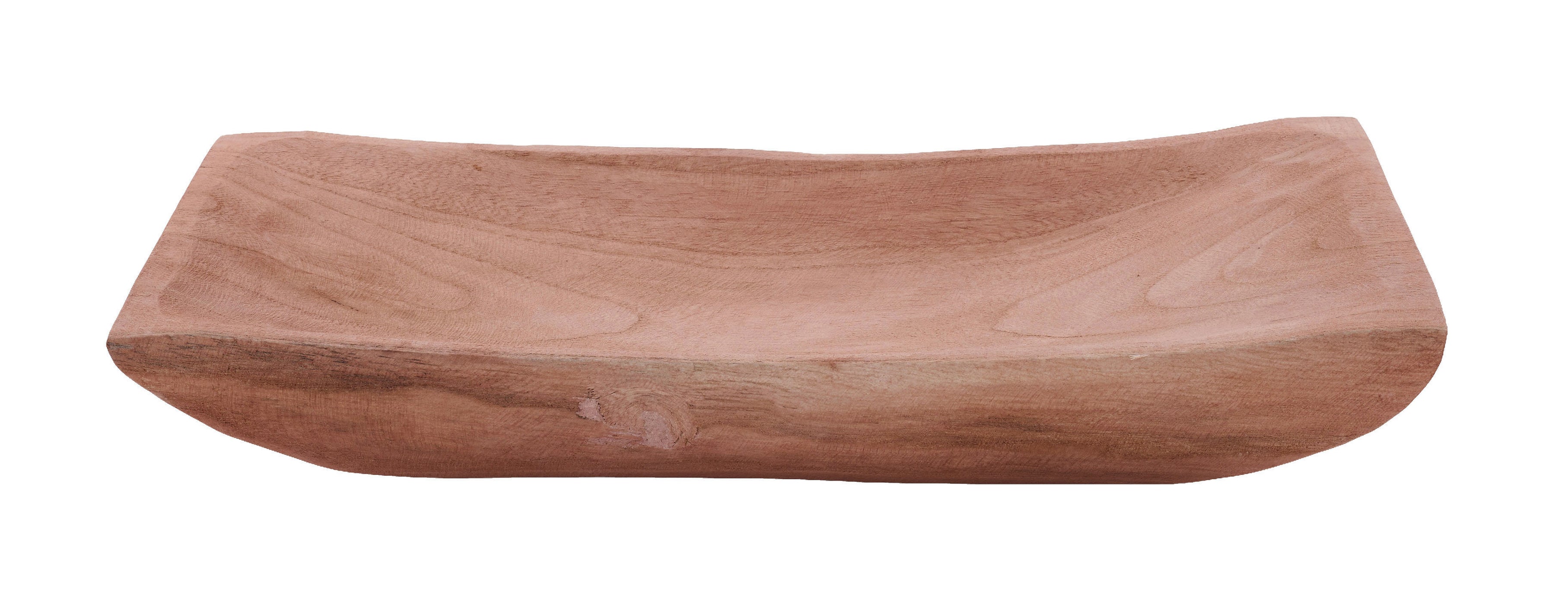 16"L X 8.25"W Paulownia Tray Honey Brown AW9818 — DecoExchange®