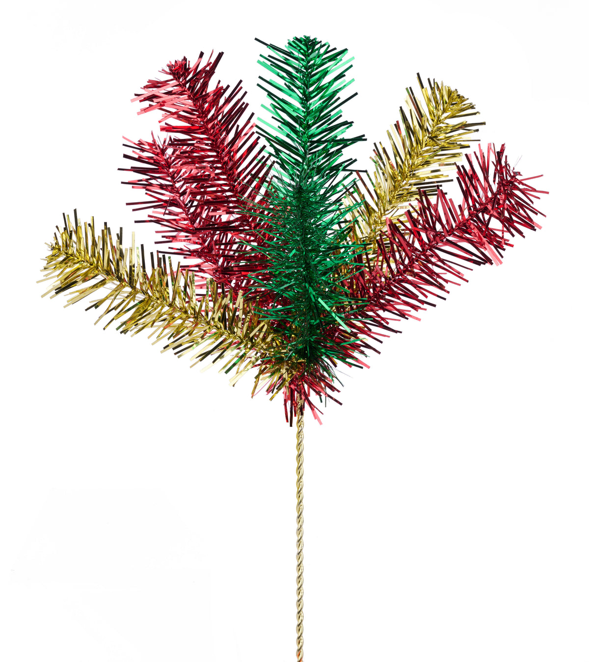 12" Fancy Spray Gold/Emerald/Red XS1505HH — DecoExchange®