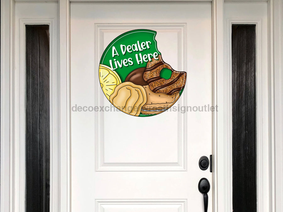 Cookie Dealer, Snack Dealer, Cookies Sign, wood sign, PCD-W-087, 22" D ...