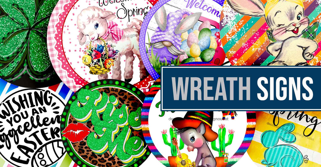 Wreath Signs - Expressive Statements for Every Wreath — DecoExchange®