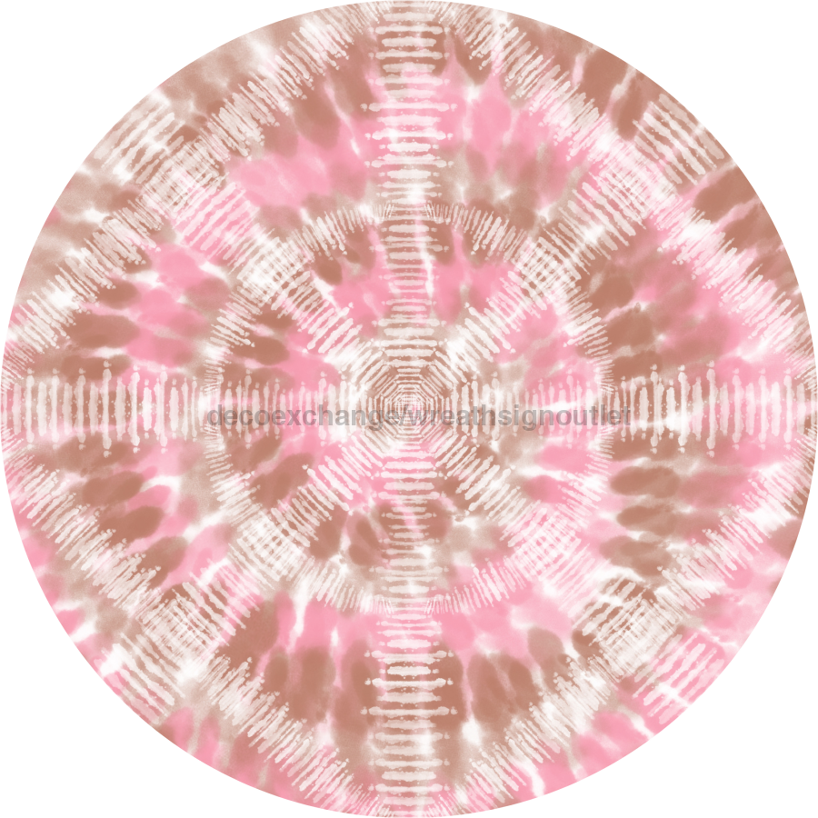 Tye Dye Flower Center, DECOE-FC-0040, 6" metal Flower Center ...