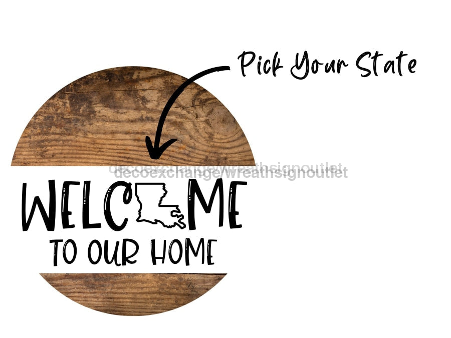 Wreath Sign, Football Sign, Welcome To My Home Sign, DECOE-2323, Sign ...